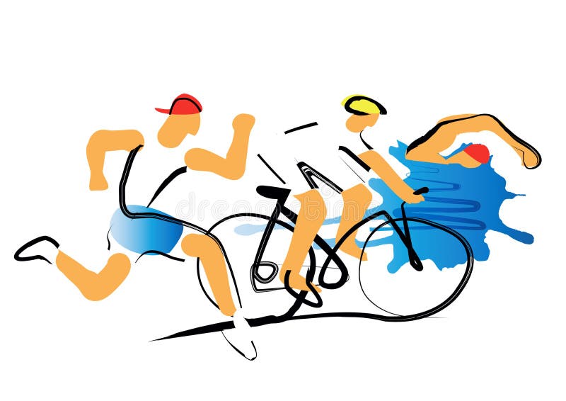 Ironman Triathlon Cartoons