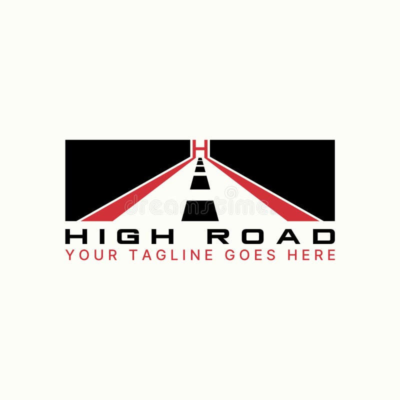 Unique Road with Initial H Font Like Bridge. Related To Automotive ...