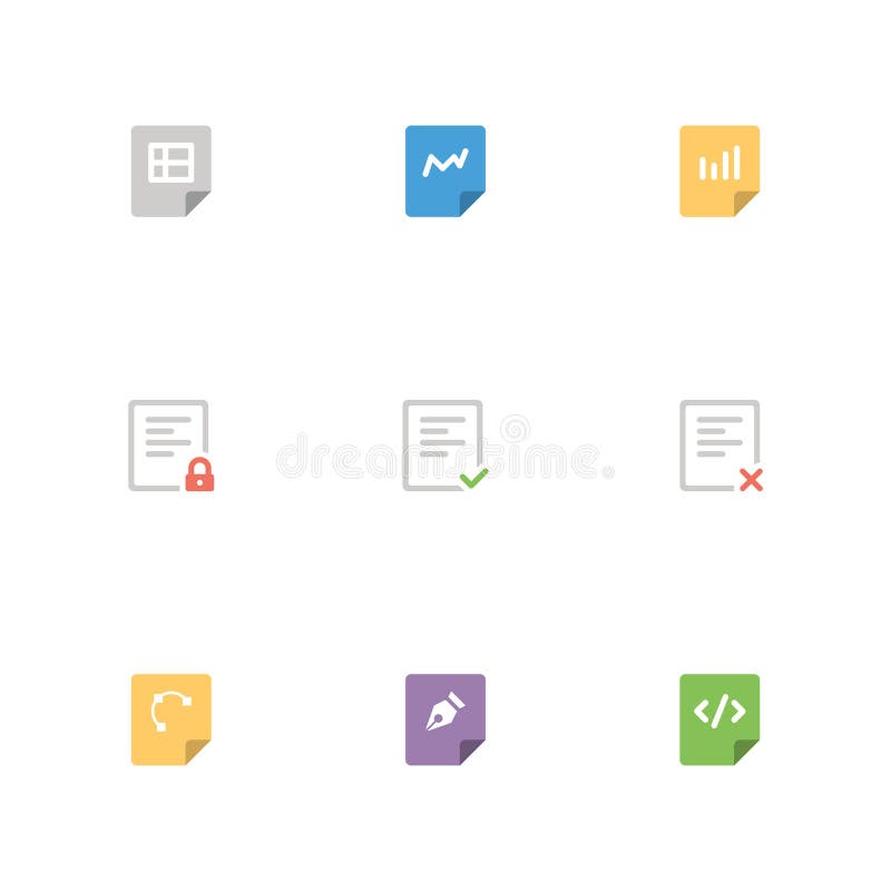 Complete Icon Set Design Template, Business Icon, Company Icon ...