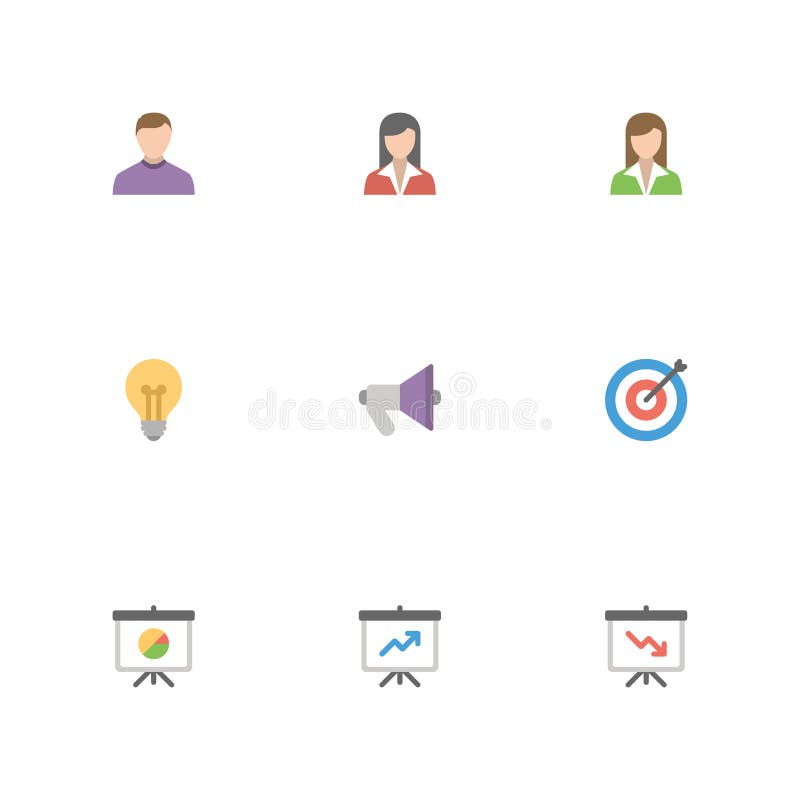 Complete Icon Set Design Template, Business Icon, Company Icon ...