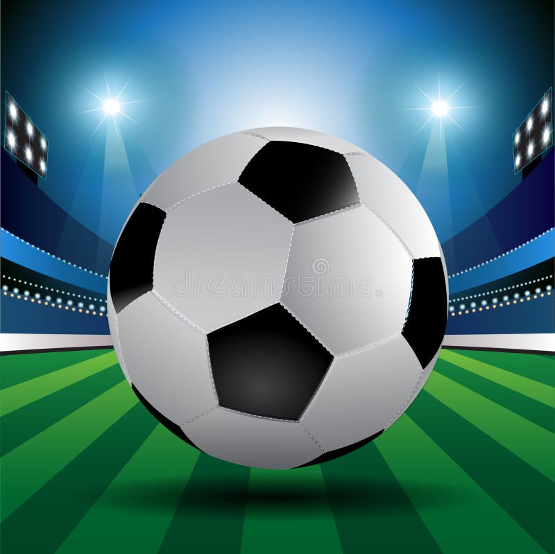 Football stock vector. Illustration of arena, ball, championship ...