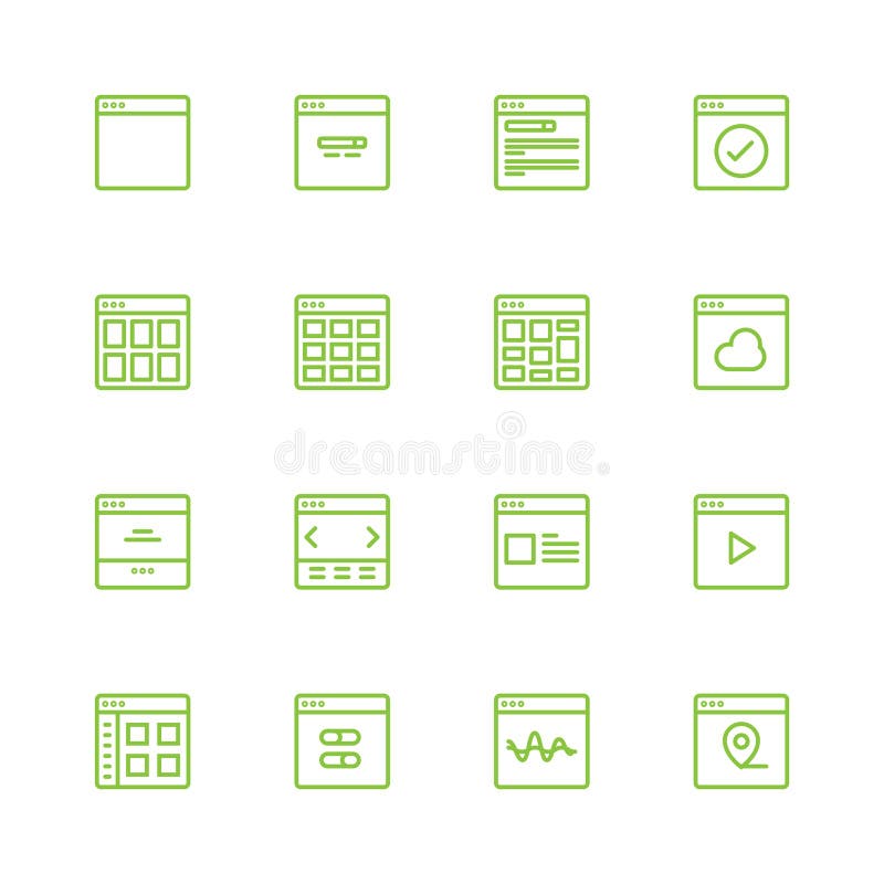 Modern Icon Design Template for Business Stock Vector - Illustration of ...