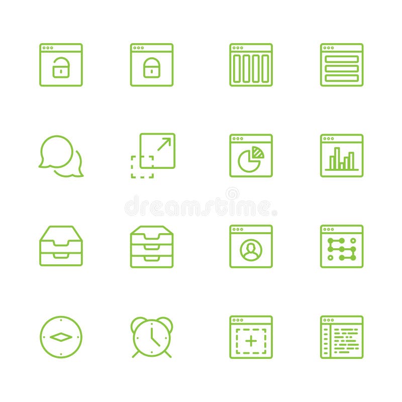 Modern Icon Design Template for Business Stock Vector - Illustration of ...