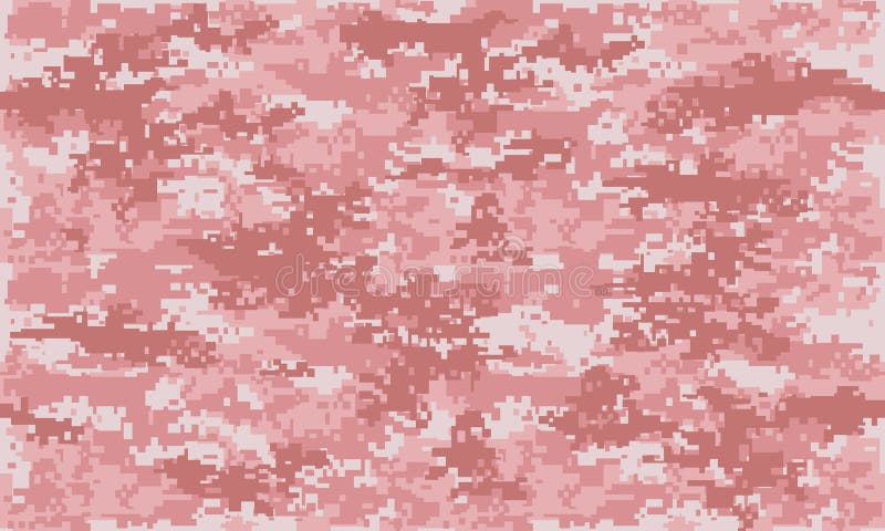 Girly Camo. Pink Texture Military Camouflage Repeats Seamless Army ...
