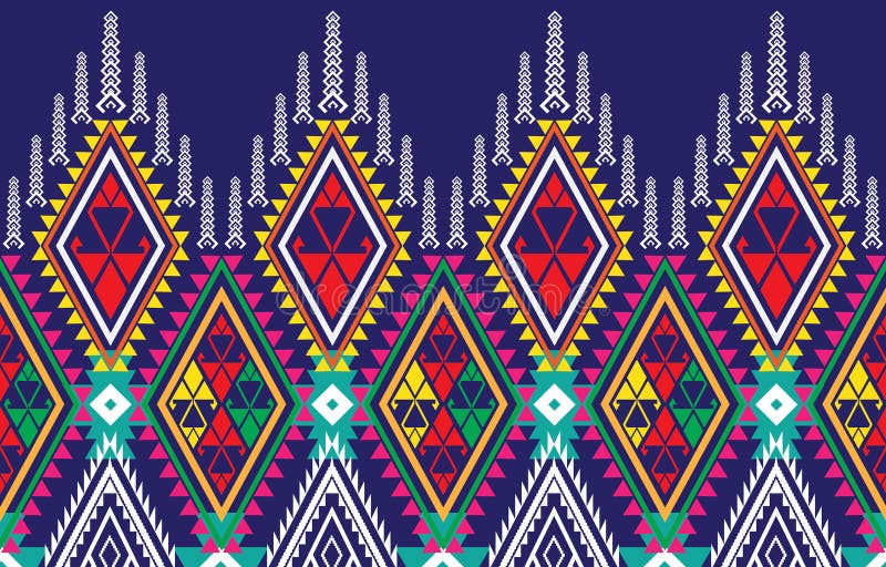 Seamless Decorative Boho Ancient Hand Drawn Ethnic Pattern. Stock ...