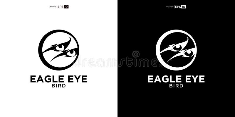 Eagle Eyes Bird Hawk Logo Design Vector Inspiration Stock Vector ...