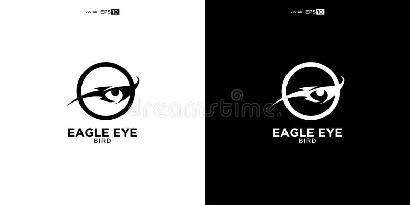 Eagle Eyes Bird Hawk Logo Design Vector Inspiration Stock Vector ...