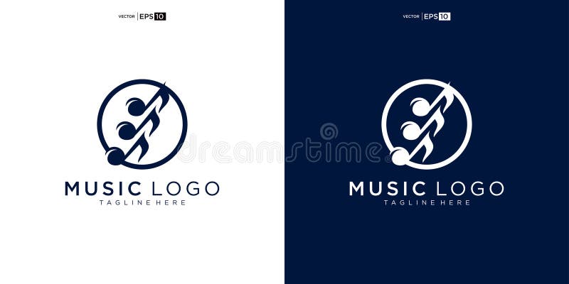 Music Logo Element for Sound Recording Studio Stock Vector ...