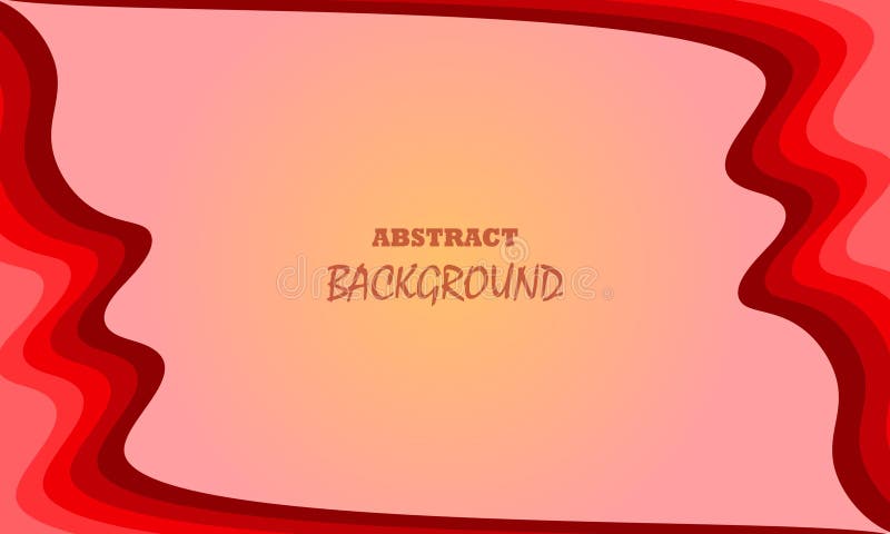 Abstract Red Wave Background. Vector Illustration Stock Vector ...