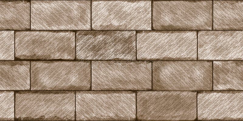Seamless Brick Wall, Elevation Tile Endless Design Stock Photo - Image ...