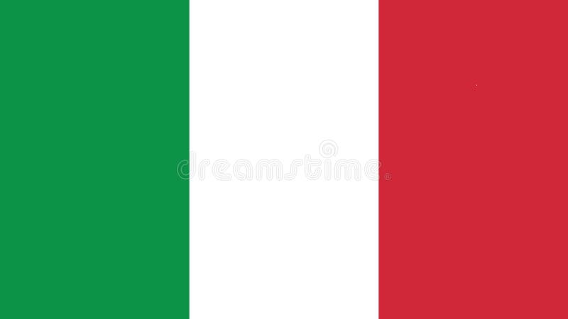Vector Flag of Italy. Accurate Dimensions and Official Colors Stock ...