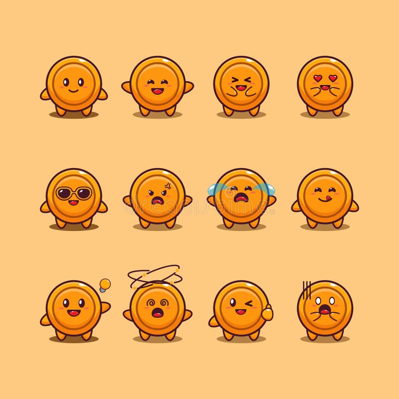 Cute Coin Stock Illustrations – 34,768 Cute Coin Stock Illustrations ...