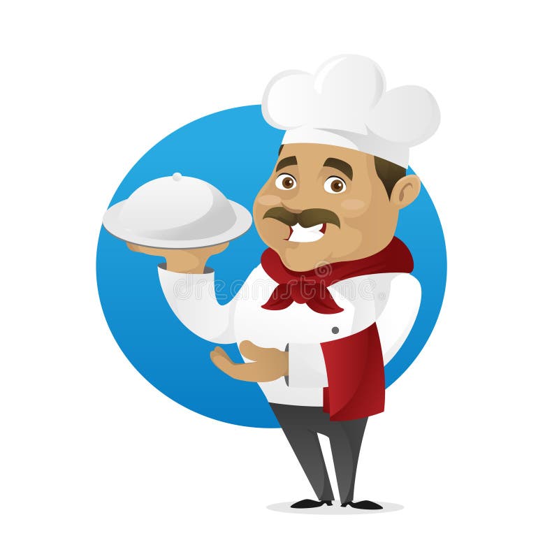 Chef Character Designs with Various Styles Stock Illustration ...