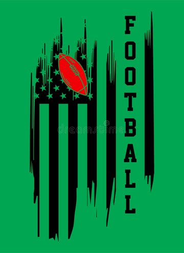 Football in Usa Flag , Usa Football, American Football, Distressed ...