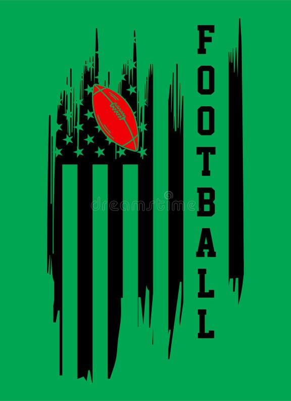 Football in Usa Flag , Usa Football, American Football, Distressed ...