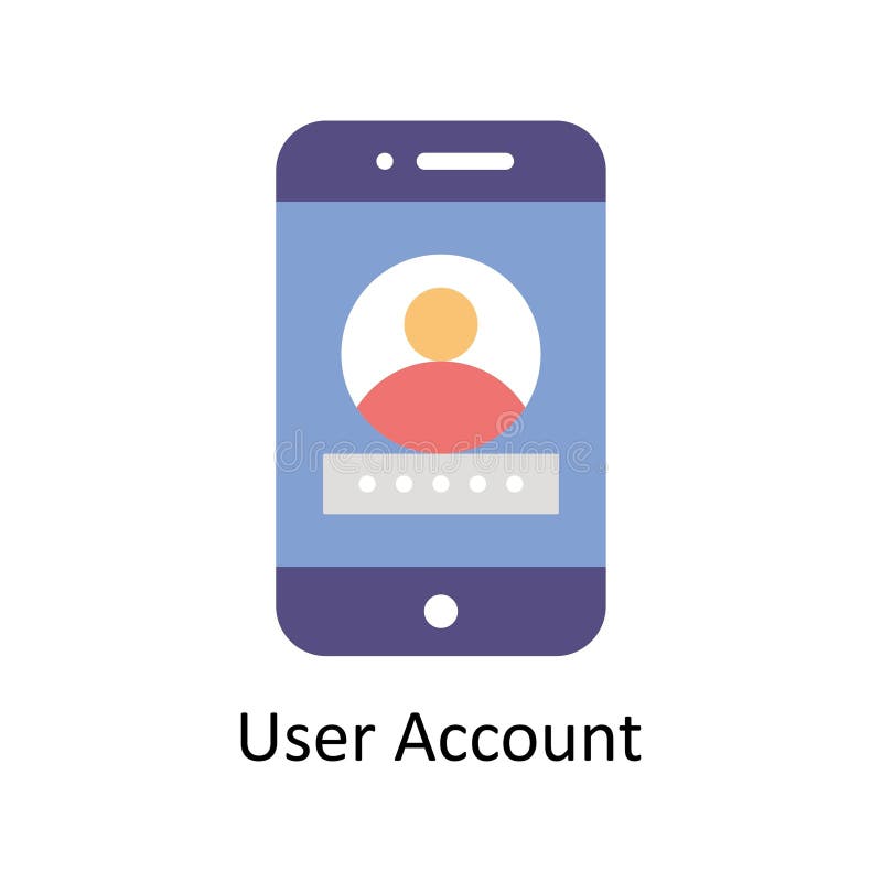 User Account Vector Flat Icon Style Illustration. EPS 10 File Stock ...