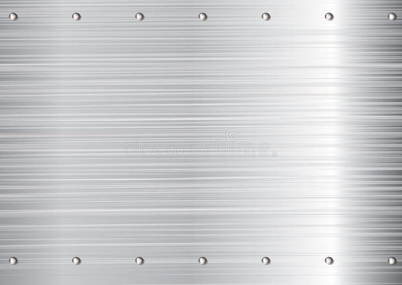 Brushed metal with rivets stock vector. Illustration of iron - 305805375