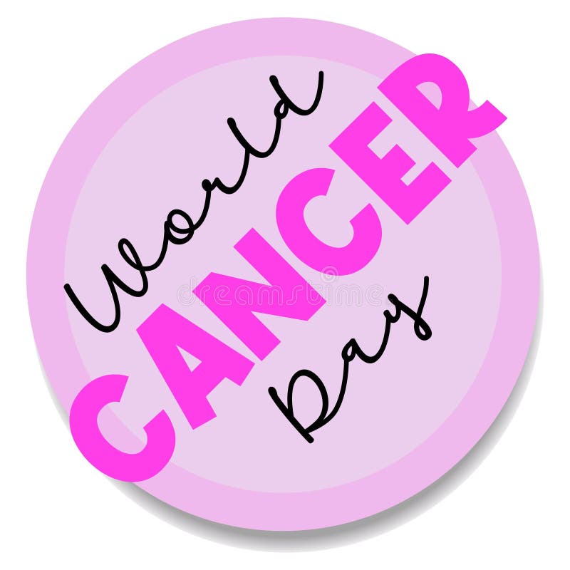 World Cancer Day Sign and Badge Vector Stock Illustration ...