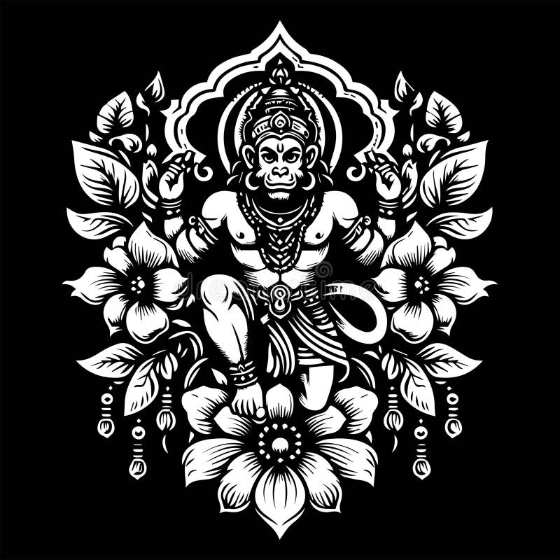 Hanuman Jayanti Vector Design Illustration Stock Vector - Illustration ...