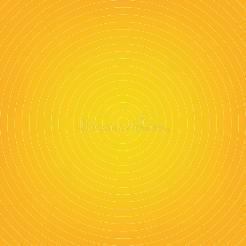 Abstract Circle Yellow Orange Radial Gradient Background, Vector ...