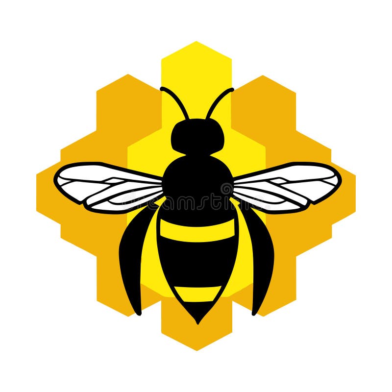 Bee graphic vector EPS stock vector. Illustration of merch - 306435716