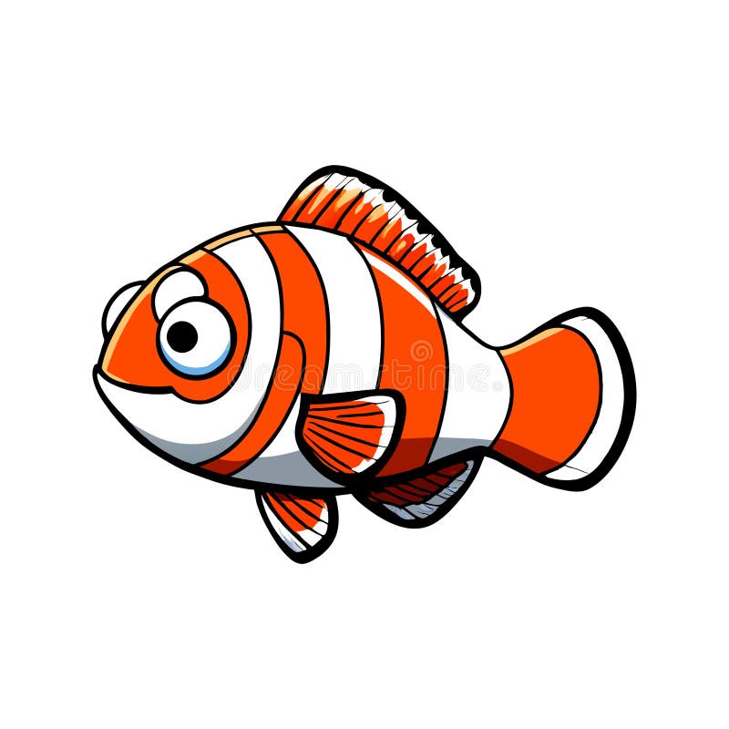 Clownfish Graphic Vector EPS Stock Illustration - Illustration of ...