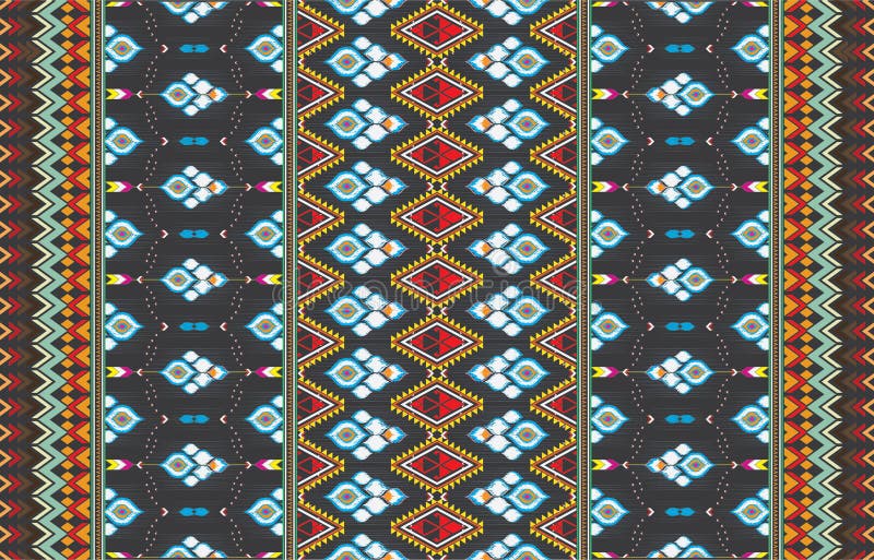 Peruvian American Indian Pattern Tribal Ethnic Motifs Geometric Vector ...