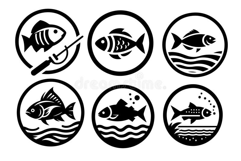 Fish Vector Logo Icon Illustration Stock Vector - Illustration of ...