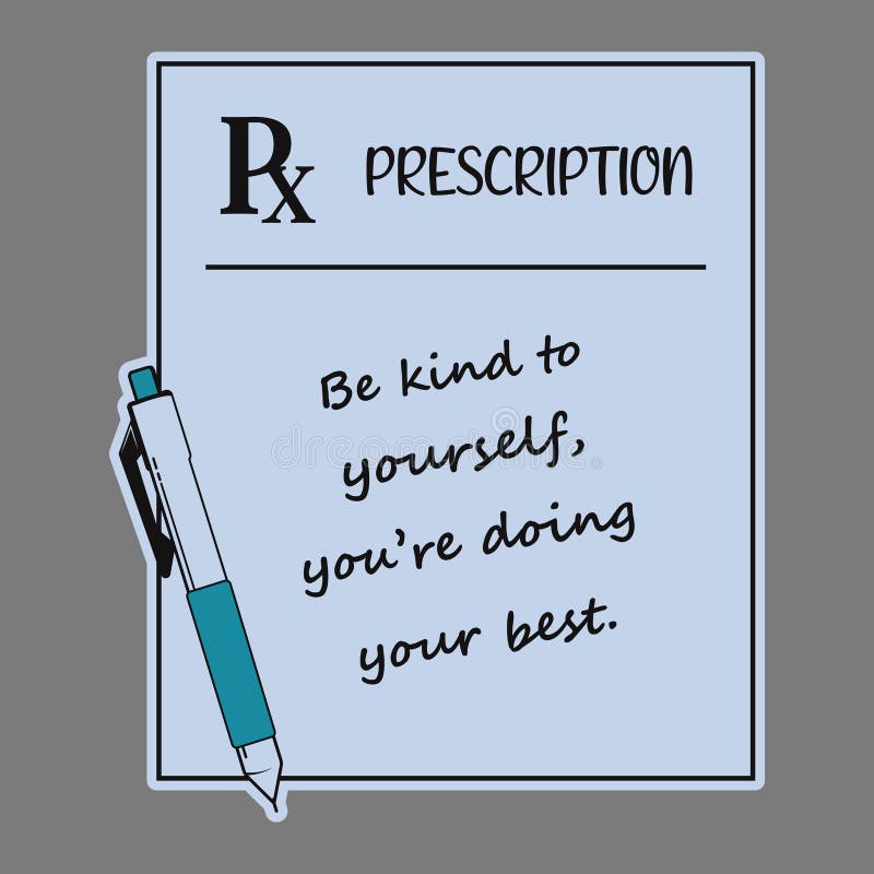 Medical Prescription Sticker Stock Vector - Illustration of white ...