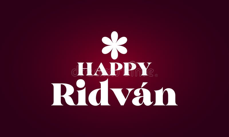 Celebrate Ridvan Stunning Text Designs To Spread Joy Stock Vector ...