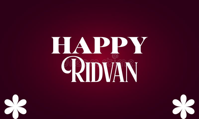 Celebrate Ridvan Stunning Text Designs To Spread Joy Stock Vector ...