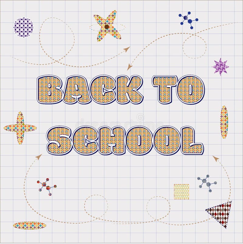 Back To School Vector Text Effect Stock Vector - Illustration of ...