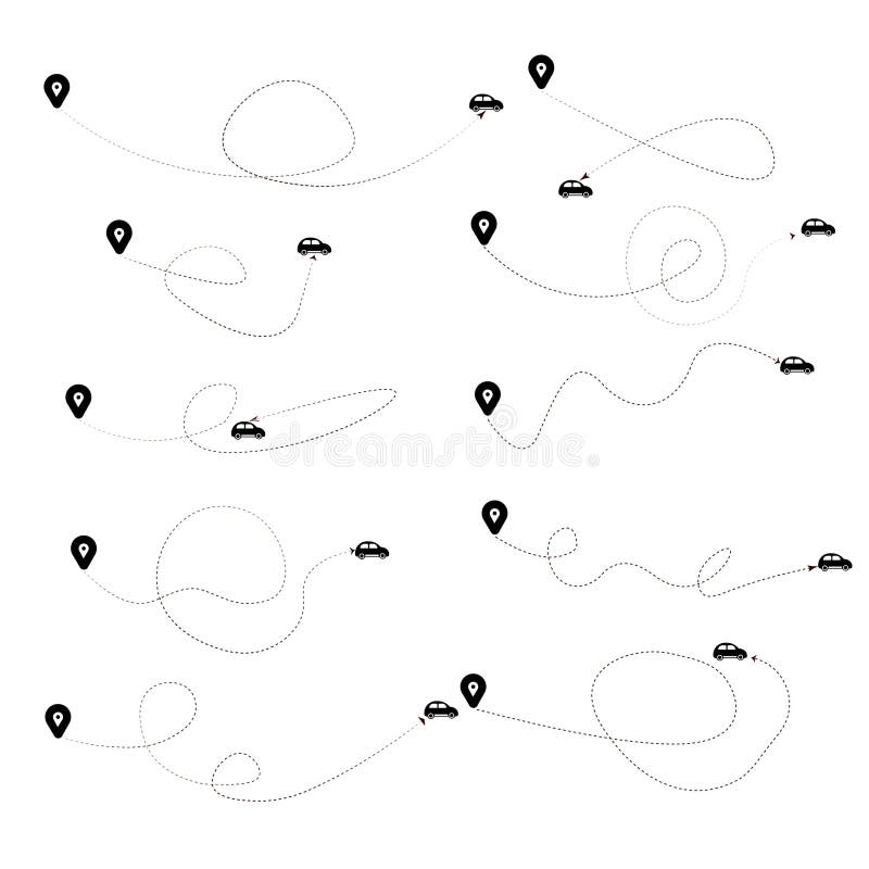 Dashed Bicycle Outline for Coloring Book Template, Bicycle for Kids ...