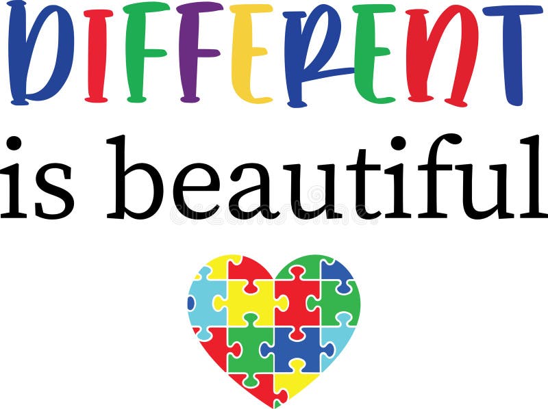 Different is Beautiful, Autism Awareness, Proud Autism, Autism Day ...