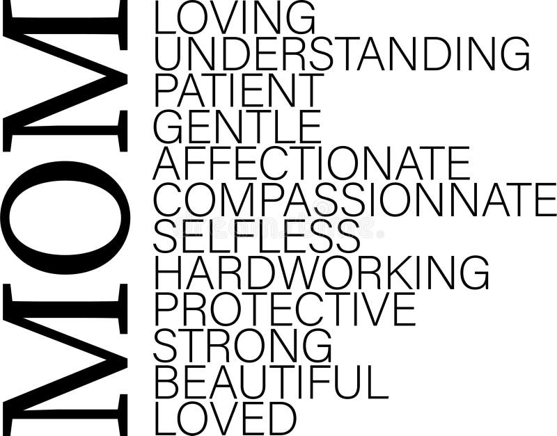 Mom Loved, Mom Life, Funny Mom, Mothers Day Vector Illustration File ...