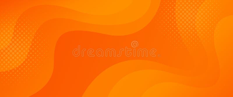 Abstract Colorful Orange Curve Background, Orange Gradient Dynamic ...