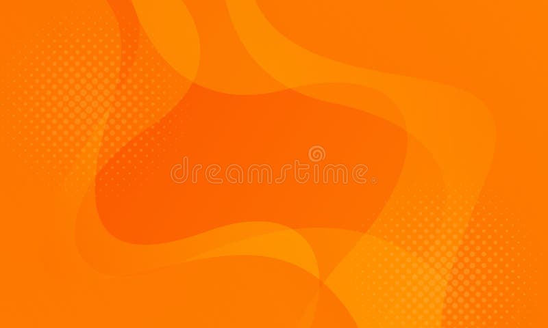 Abstract Colorful Orange Curve Background, Orange Gradient Dynamic ...