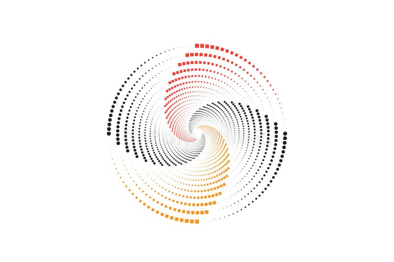 Circular Wave Abstract Background Stock Vector - Illustration of design ...