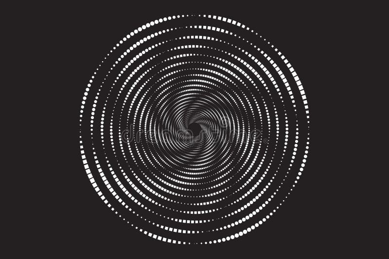 Circular Wave Abstract Background Stock Vector - Illustration of ...