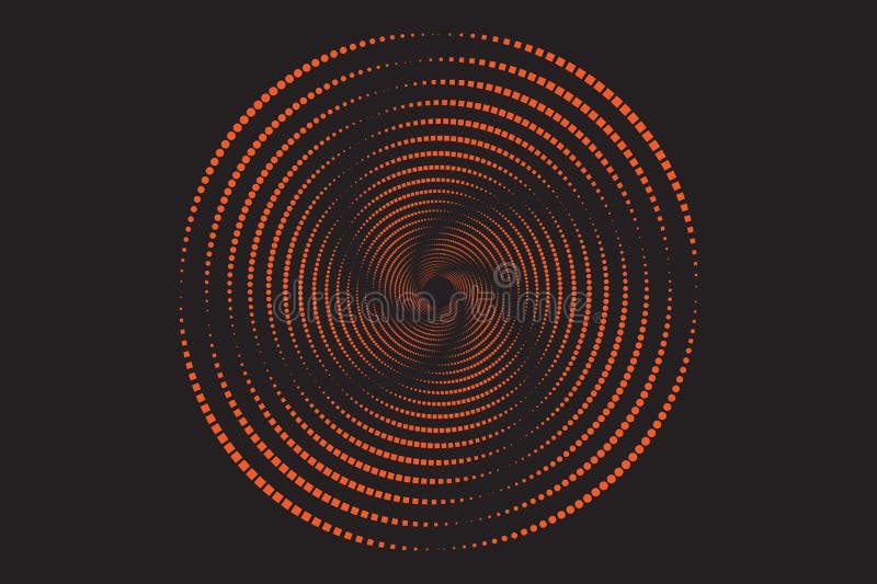 Circular Wave Abstract Background Stock Vector - Illustration of wave ...