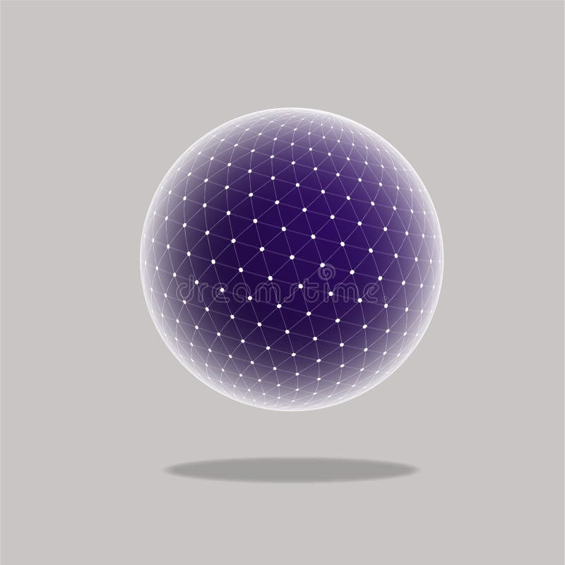 Vector Polygonal Planet Low Poly Design Abstract 3d Polygonal Stock ...