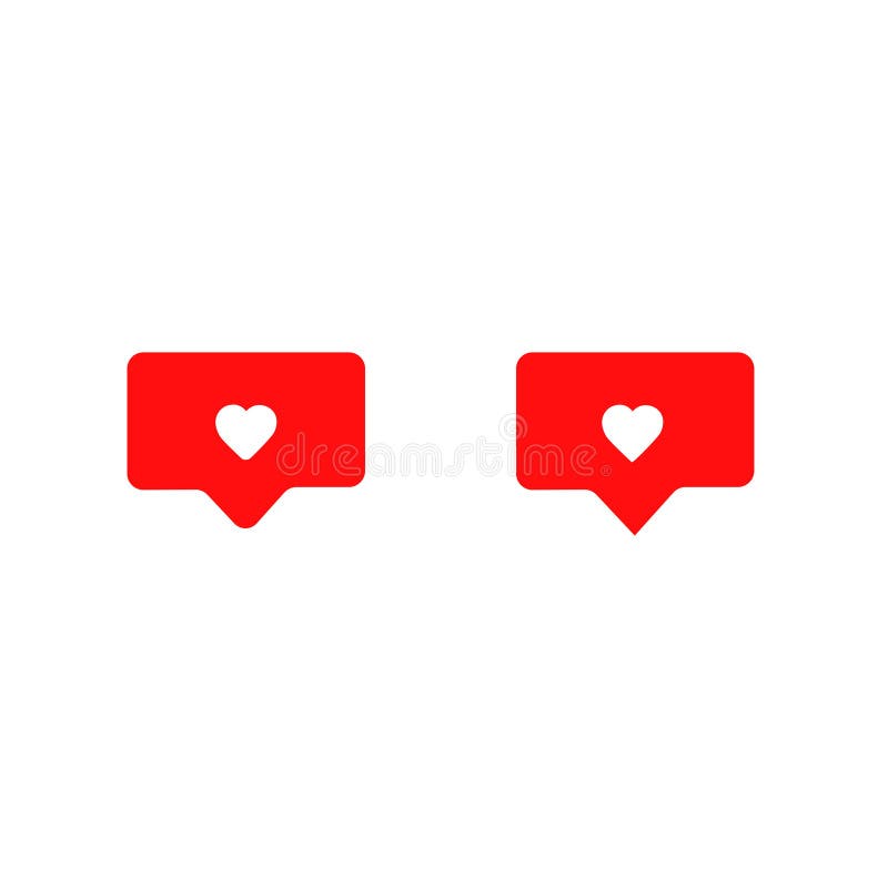 3d like and heart icon stock vector. Illustration of like - 308924439