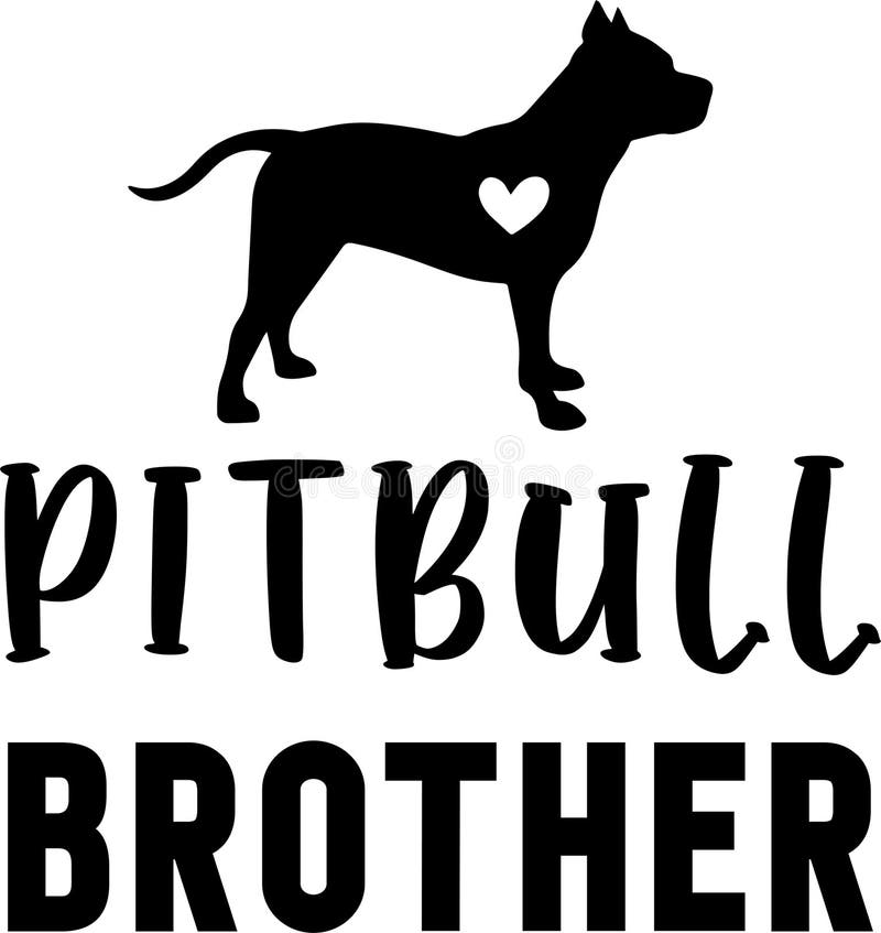 Pitbull Brother, Bull Dog, American Pitbull Dog, Animal, Pet, Vector ...
