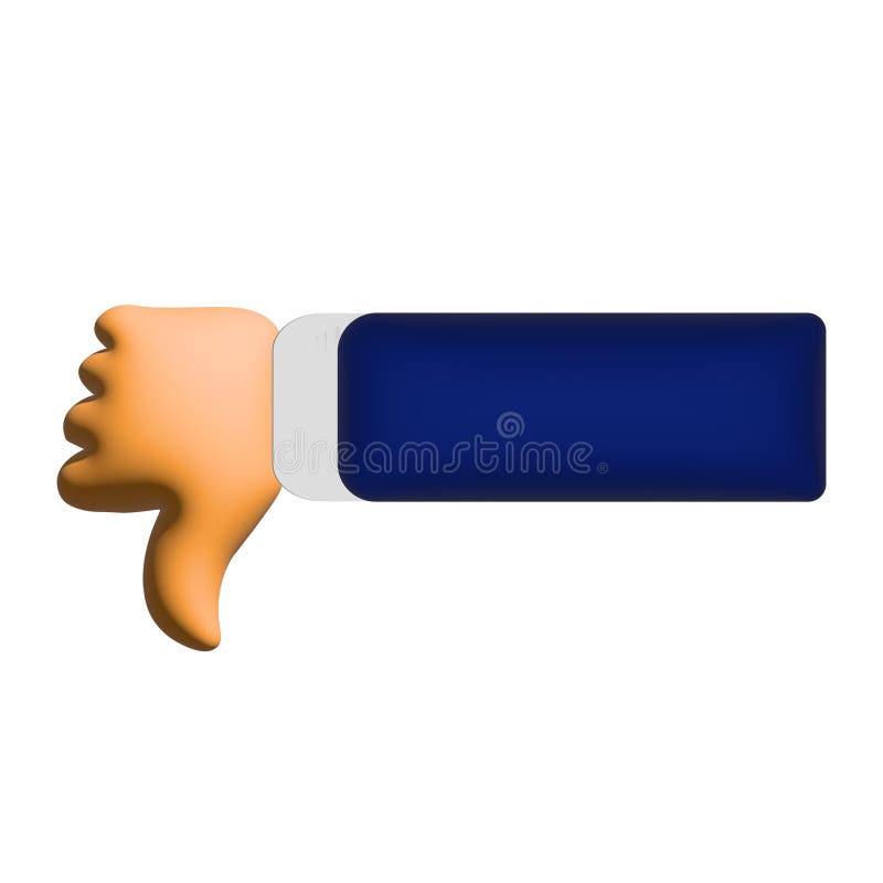 Dislike Icon Button on Social Media Stock Vector - Illustration of gradient, isometric: 309029807