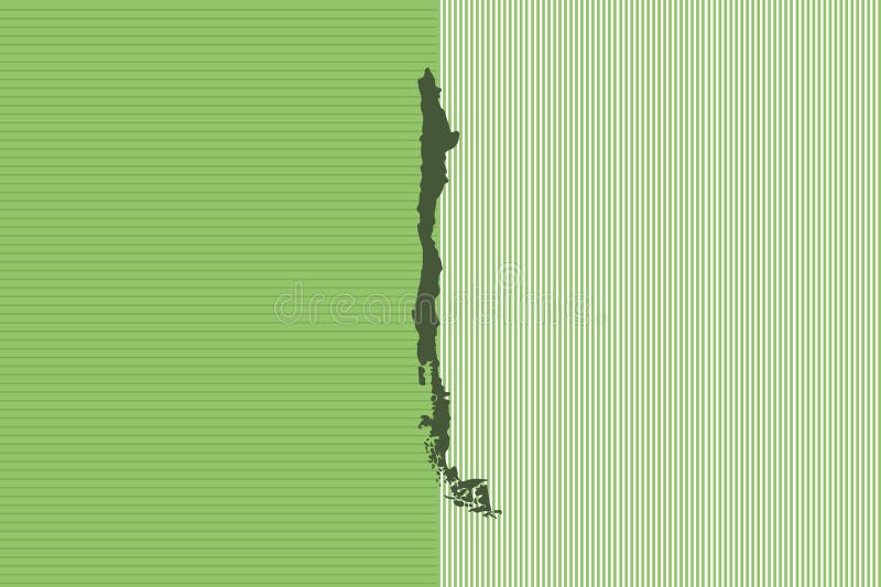 Nature Colored Map Design Concept with Green Stripes Isolated of ...