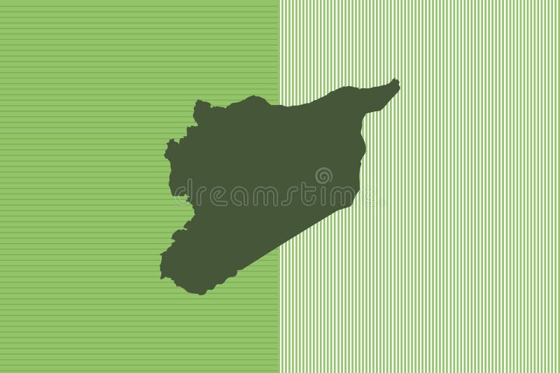 Nature Colored Map Design Concept with Green Stripes Isolated of ...