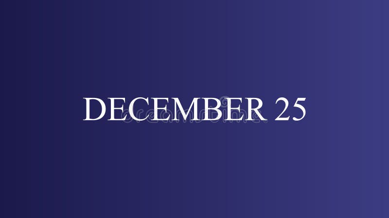 December 25 Stylish Text and Gradient Colorful Illustration Design ...