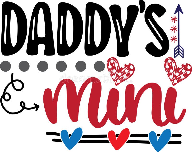 Daddy S Mini, Valentines Day, Heart, Love, Be Mine, Holiday, Vector ...