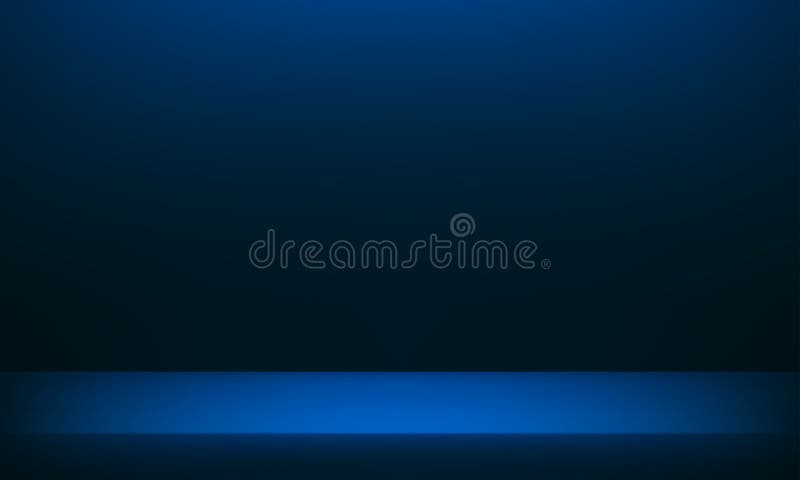 Empty Dark Blue Studio Backdrop. Clean Design for Displaying Product ...