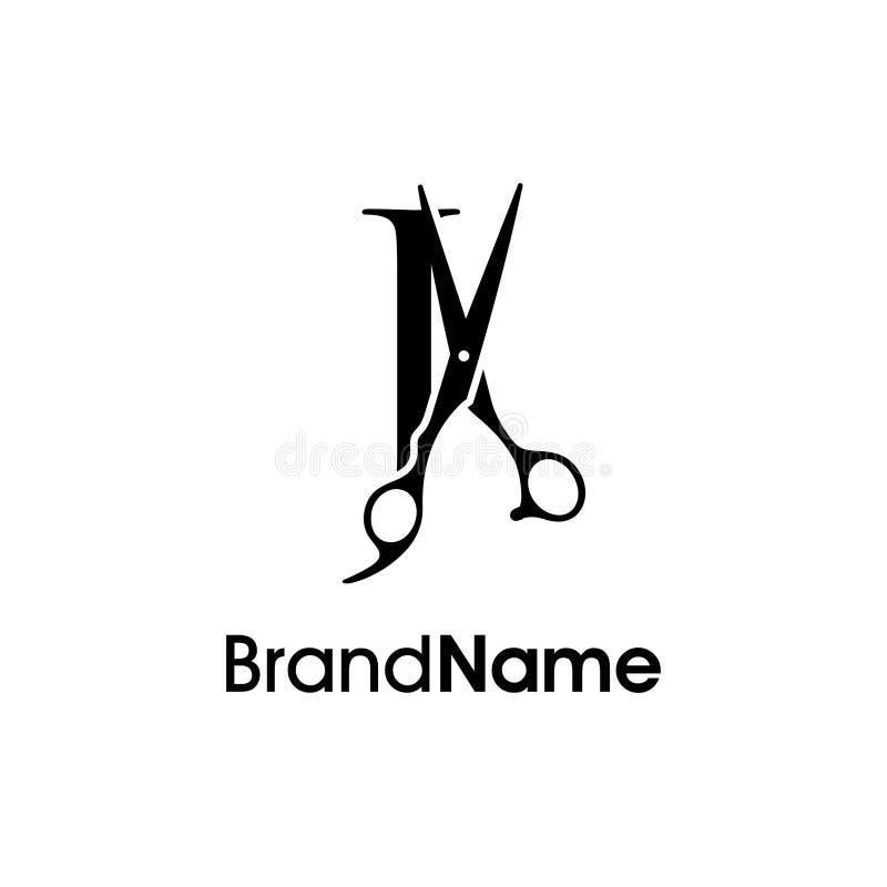 Modern and Luxury Initial J Scissors Logo Stock Vector - Illustration ...